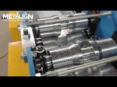 Peach post fence roll forming machine with flying saw cutting