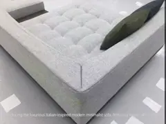 China Luxurious Italian Inspired Modern Minimalist Leather Or Fabric Sofa Sectionals for sale