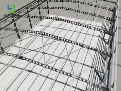 China Sandwich Panel Metal Airplane Hangar 3D Modeling Design Quick Assembly for sale