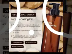 OEM Oily Skin Make Up Remover Exfoliation Moisturizing Makeup Cleansing Oil For Blackhead