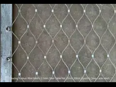 China 2.5mm Steel Cable Net 30mm*30mm Opening Steel Cable Mesh for sale