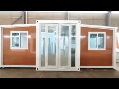 China 20ft 40ft Double Wing Folding Prefabricated Container House for sale