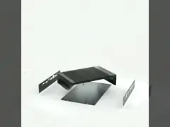 China Corrosion Resistance Anodizing Black and Silver Extruded Aluminum Enclosure Housing For Industrial Control Panels for sale