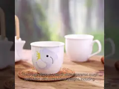 animal themed ceramic mug for customization