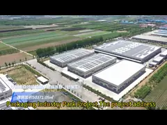 China Long Span Steel Space Truss Buildings Modern Metal Frame Prefaricated Workshop for sale