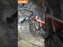 32 - 45 mm di diametro di perforazione Rod di ancoraggio robotico Potenza totale 32.6kw KDM12A-1BCDL