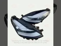 T-e-sla Model Y Model 3 LED Car Headlight  White Light36W12VNO Universal Fitment