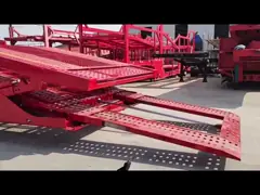 China 2 Axles Car Transport Semi-Trailer Transport 6-8 Cars Double Deck for sale