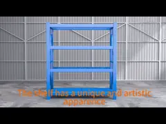 China Loading 300kg Boltless Medium Duty Long Span Racking Adjustable Garage Storage Shelving Unit for sale