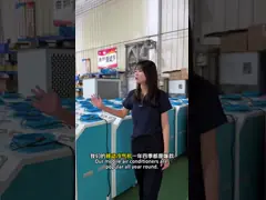 Industrial Mobile Air Cooler with 8.72 KW Cooling Capacity and Large 54 L Water Tank