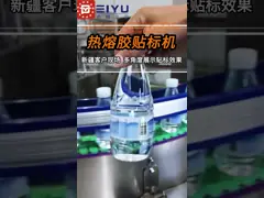 China Hot Melt Glue Labeler with 12 Months Guarantee for Multi-Application Hot Melt Adhesive Bottle Labeling Machine for sale