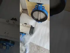 China Stainless Steel Wafer Butterfly Valve with PTFE Lining & Pneumatic Actuator - DN 40-600mm, 1.0-1.6MPa for sale