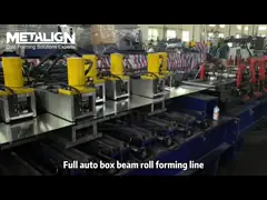 Customizable Box Beam Roll Forming Line with Dual-Sided Horizontal Movement and High-Speed Punching