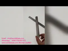 Packaging Machinery Zig Zag Cutting Blade Knives for Cutting Bags