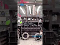 China Hydraulic Waste Paper Baling Machine 18.5kw Hard Plastic Baler Machine for sale