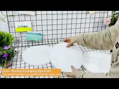 China 4 Pack Round Pre Stretched Canvases Blank Painting Canvas Boards Water Resistant for sale