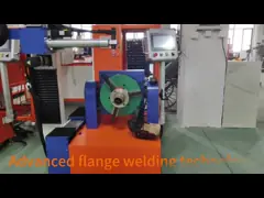 China PLC Controlled Flange Welding Machine FWM-100 for Pipe to Flange Welding DN50-DN1000 Range for sale
