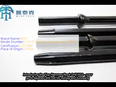 Top Hammer Rock Drill H22 7 Degree Taper Drill Rod for Mining Tunneling Shank Hex 22*108mm