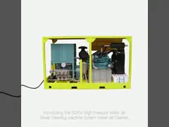 China 132kw High Pressure Water Jet Sewer Cleaning Machine System Water Jet Cleaner for sale