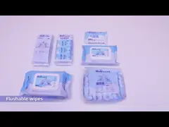 China 8-Pack Plant-Based Adult Flushable Wipes with Aloe & Vitamin E - 42 Wipes per Pack, 17.2x13.4cm Size for sale