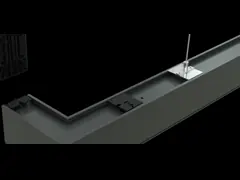 China Aluminum PC LED Linear Pendant Office Up/down Wall Light with 110° Beam Angle for sale