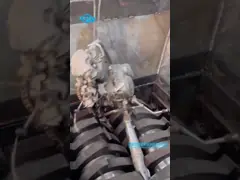 China Aluminum Alloy Waste Shredder Machine Scrap Car Twin Shaft Shredder Machine for sale