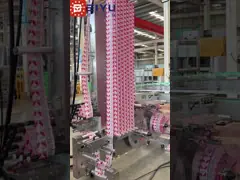 04-11 Fully automatic sleeve labeling machine for PET Square Bottle Beverage Production Line