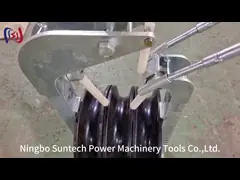 Helicopter Conductor Stringing Blocks 508 X 75MM Heavy Duty Wire Rope Pulley