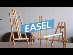 China 16''X 7.5'' Art Painting Wooden Easel H Frame Tabletop Display Easel For Events for sale