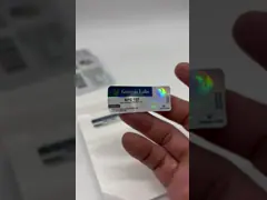 Strong Adhesive Vinyl 10ml Vial Labels For Testo E  Brand  Nano Labs With Laser Shinny Effect