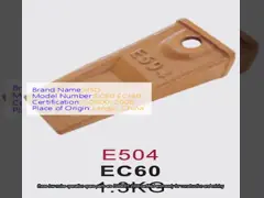 EC60 EC140 E504 14527863 Flat Bucket Teeth replacement Low-noise operation ‌