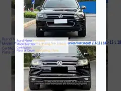 T-o-uareg 2011 to 2018 front and rear bumpers upgraded with original used accessories