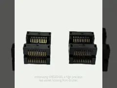 0.005 Accurancy KR-652-D020 Test Socket Housing Machining Ic Test Socket