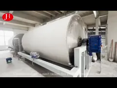 China Stainless Steel Cassava Starch Rotary Vacuum Filter Multifunction Food Processing Machine for sale