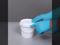 Botti di plastica rotonda trasparente per la conservazione degli alimenti Capacità 280 ml/450 ml/650 ml di grado alimentare