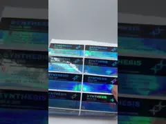 Waterproof Permanent Adhesive Glass Vial Labels With Glossy Surface Finish