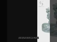 Argento ABS Nuovo materiale di qualità angolo della bara Resistenza al peso pesante 3 # S