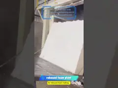 China Double Moulds Square Foam Block Making Machine with Pneumatic Conveying System and Precision Weighing Scale for sale