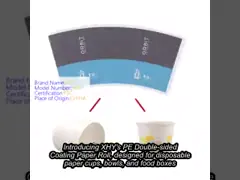 China Designed Printing Customized PE/PLA Laminated Coated Paper for School Food Packaging for sale