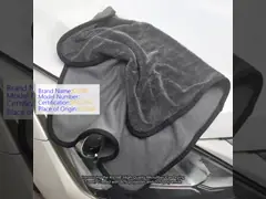KILINE High Quality 1200gsm 600gsm Custom Size Car Wash Towel Twisted Loop Microfiber Car Drying Towel