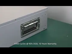RS485 Communication Interface 50AH Home Energy Storage with >6000 Cycles Cycle Life