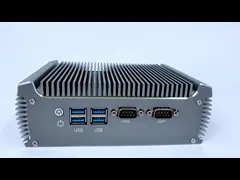 Dual LAN Dual COM Intel Fanless Mini PC With DDR3 RAM Up To 8GB Linux And mSATA
