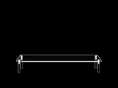 China White Or Black Color Acrylic Riser Display Stand Acrylic Display Rack With Logo for sale