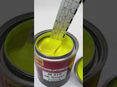 China M210 Bright Yellow Automotive Paint 2K Acrylic Paint Weather Resistant for sale