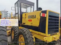 Used KOMATSU GD825A Motor Grader for Sale | High-Quality Second-Hand Construction Equipment