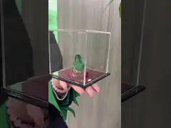 China Fire Proof Rectangular Acrylic Toy Display Case Waterproof Customized Design for sale