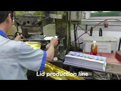 Wholesale CMYK Printed Candy Metal Tin Container with Recyclable Tinplate