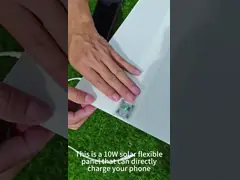 10w 20w 30w Portable Monocrystalline Etfe Flexible Solar Panel For Mobile Phone / Laptop