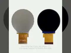 2.5V-2.8V MIPI 円形TFT液晶ディスプレイモジュール 220cd/m2 RT21WV001A