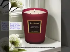 Luxitrea Scented Candles, Candles for Home Scented, Large Jar Aromatherapy Candles, Natural Soy Wax, 130 Hours Long Burning Candles Gift｜Source factory｜Customer label ｜Customer Logo